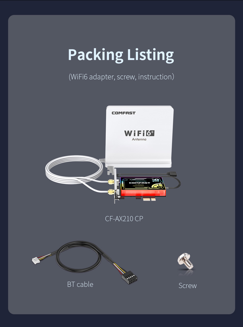 CF-AX210 CP - Wireless Adapter - COMFAST