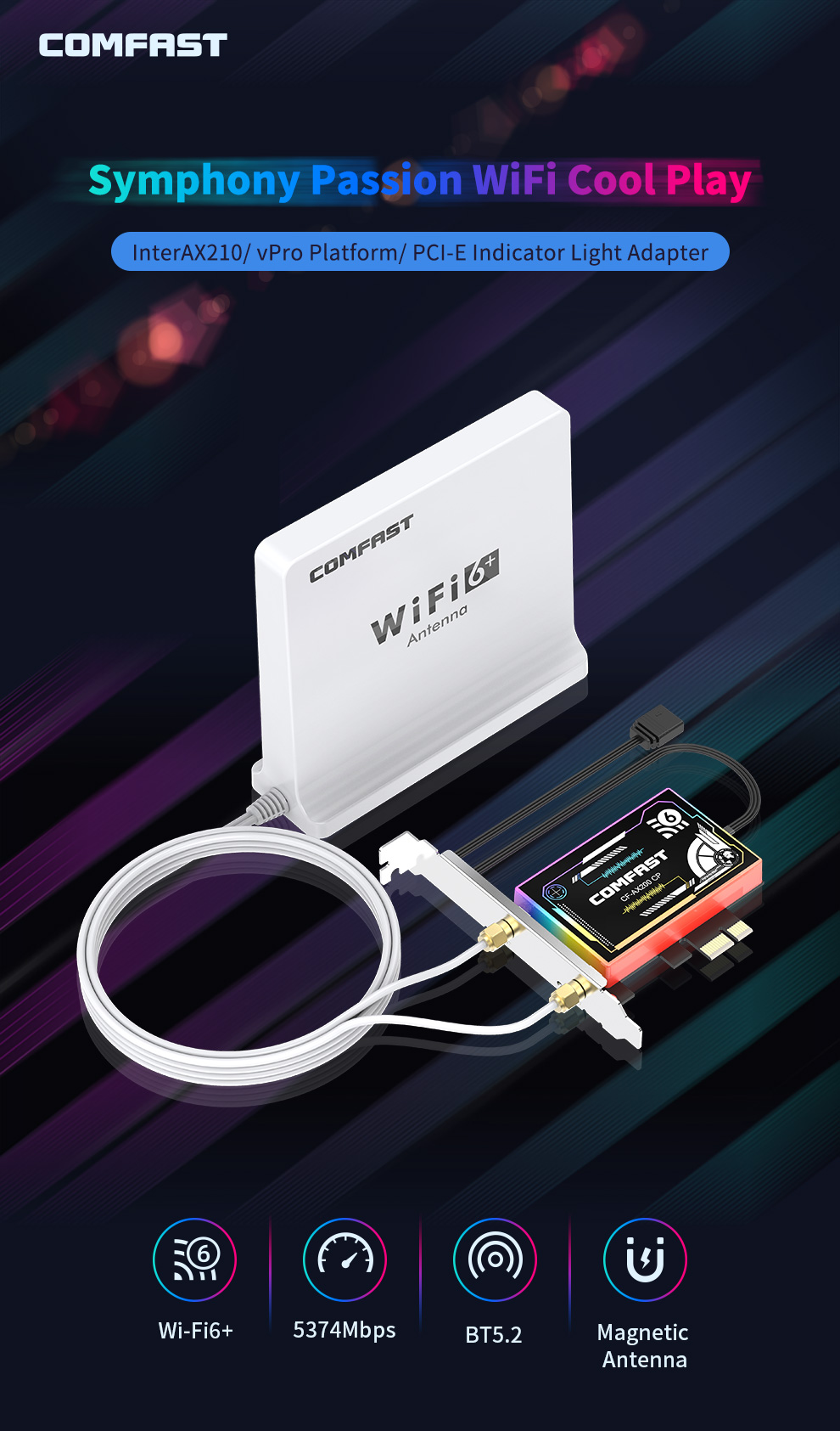 CF-AX210 CP - Wireless Adapter - COMFAST