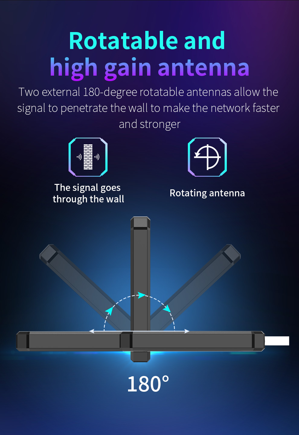 CF-972AX【Drive-free】 - Wireless Adapter - COMFAST