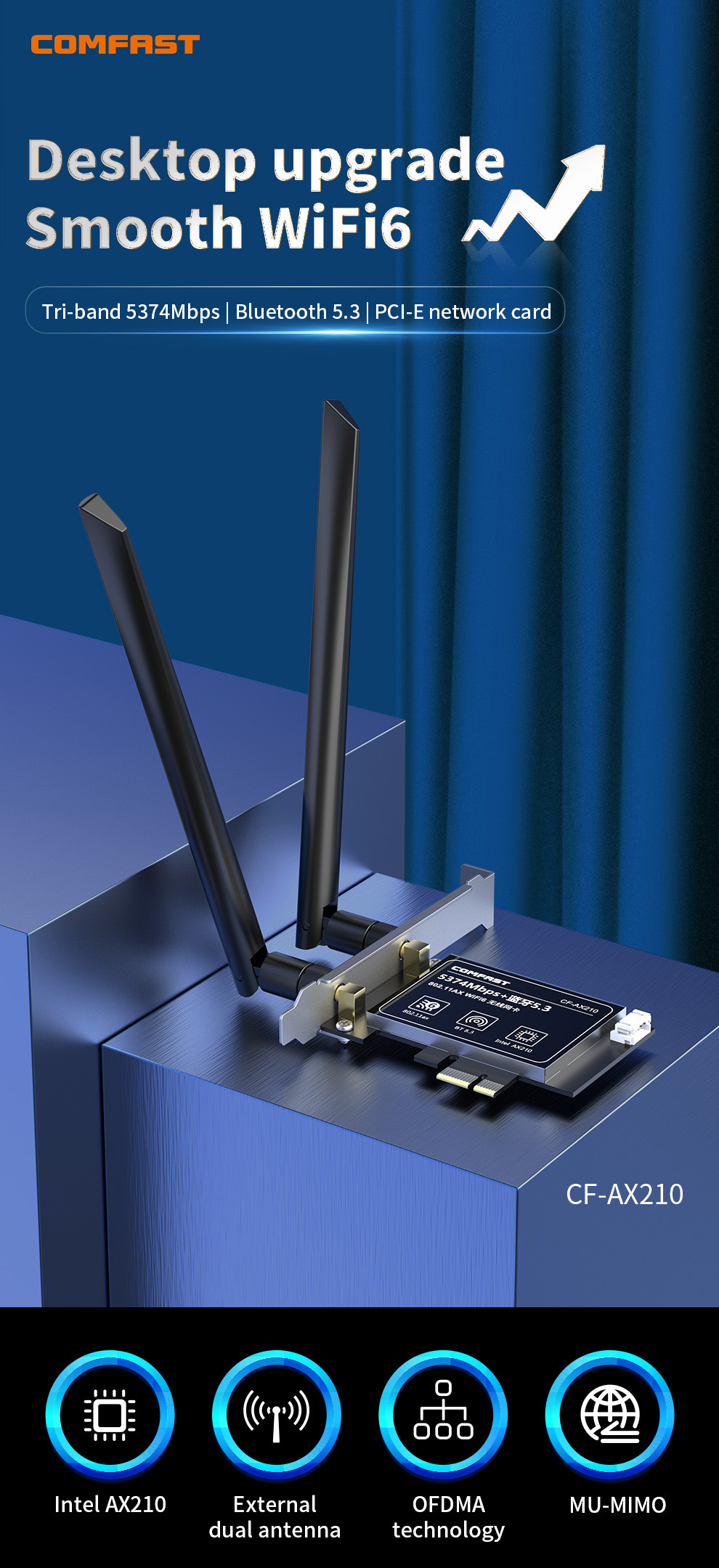 CF-AX210 - Wireless Adapter - COMFAST